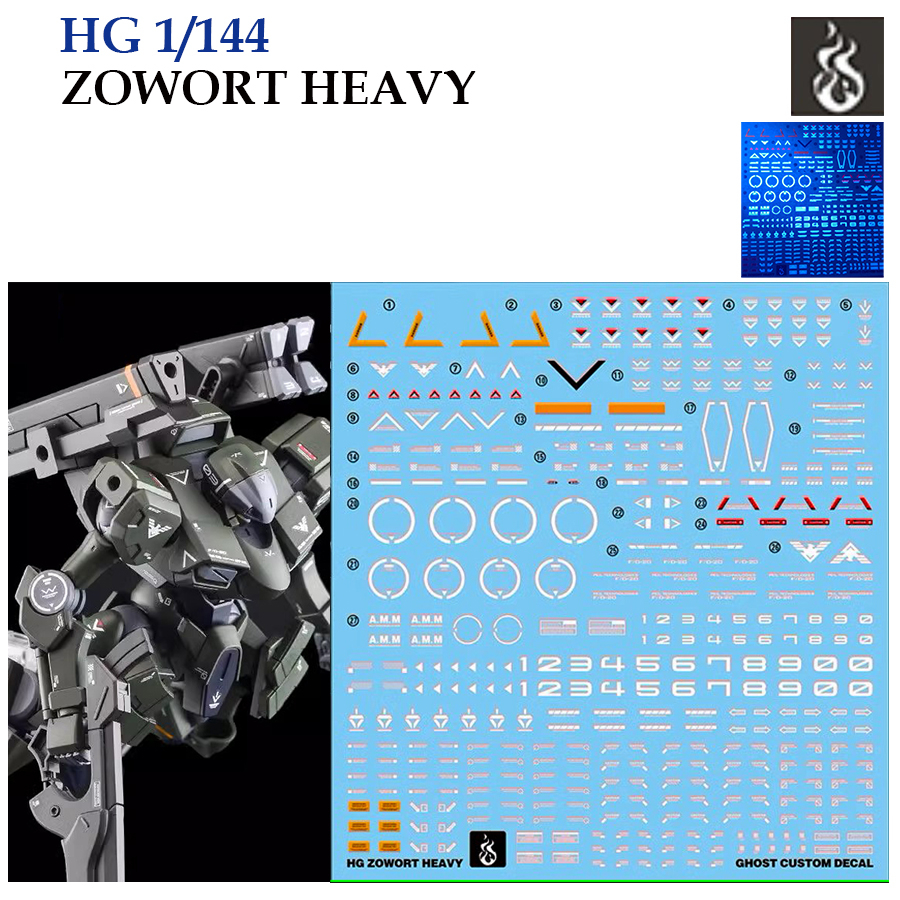 [COPY GHOST] HG78 HG 1/144 ZOWORT HEAVY GUNDAM The Witch From Mercury ...