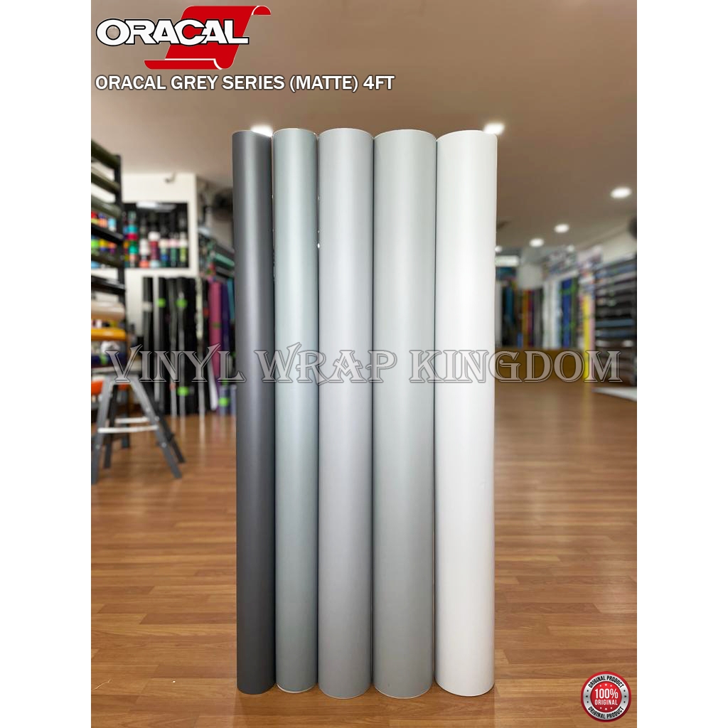 ORACAL 651 Matte Grey Dark/Light Grey Vinyl Sticker / Cutting Sticker ...