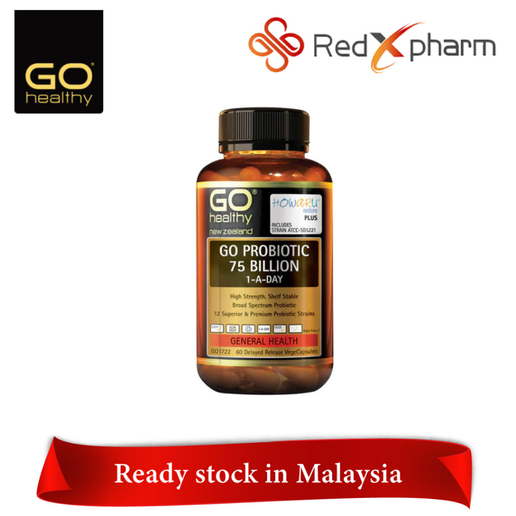Go Healthy Probiotic 75 Billion 60 Caps | Shopee Philippines