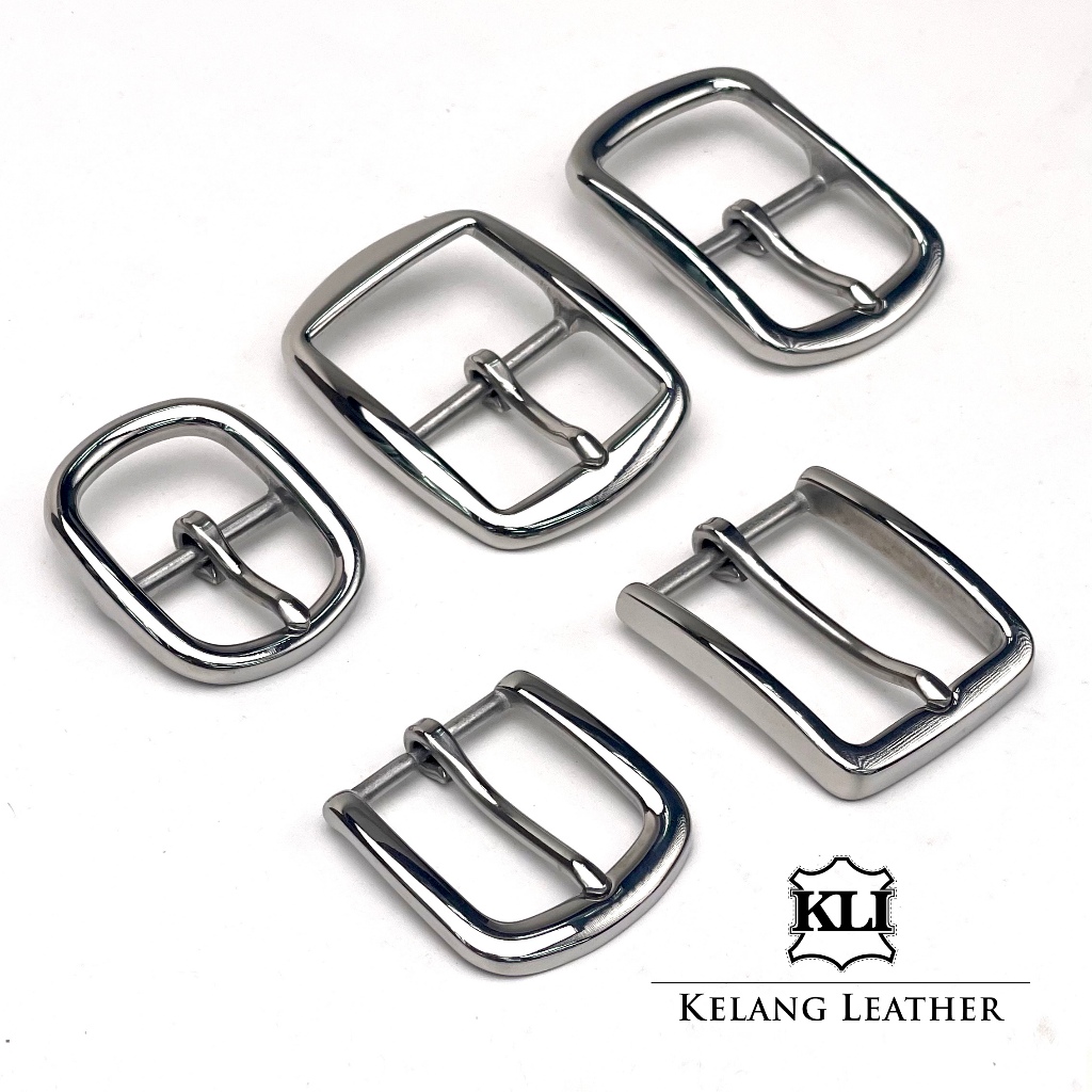 Stainless Steel Belt Buckles Tali Pinggang Gesper for 30 - 35mm Belts ...