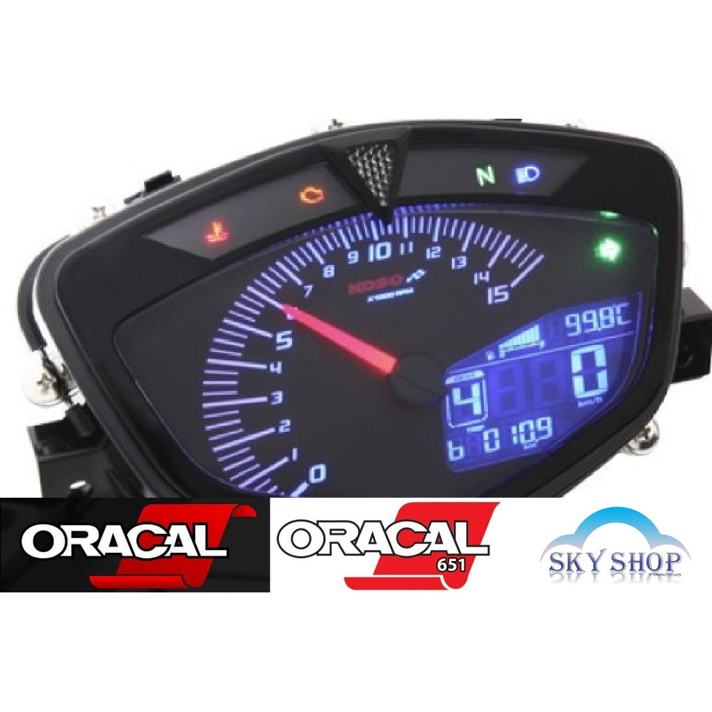 Uma Racing Lc135 V1 Sticker Tinted Meter | Shopee Philippines