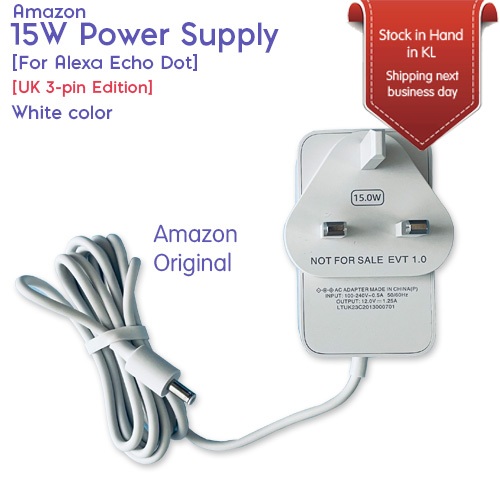 Alexa Power Adapter 15W for Echo Dot (3rd, 4th & 5th Gen), Echo Dot ...