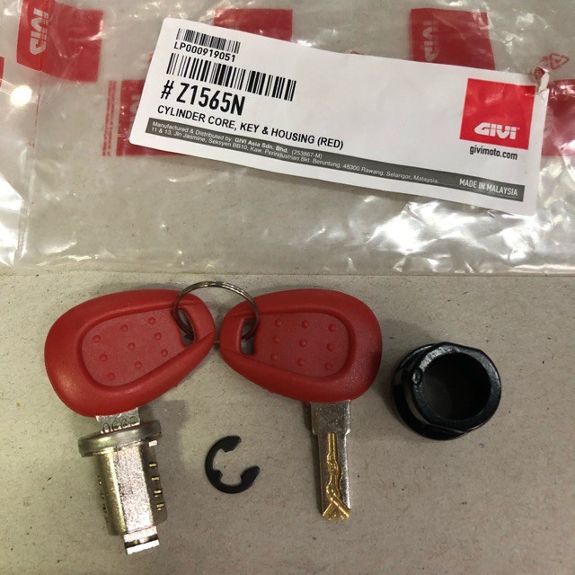 Givi Box Key and Housing Lock Set Kunci Box Givi All Givi Box Model Top ...