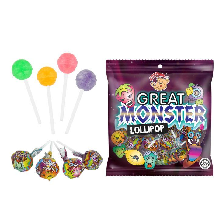 Great Monster Candy Scary Eyes Halloween Assorted Fruit Flavour / Great ...