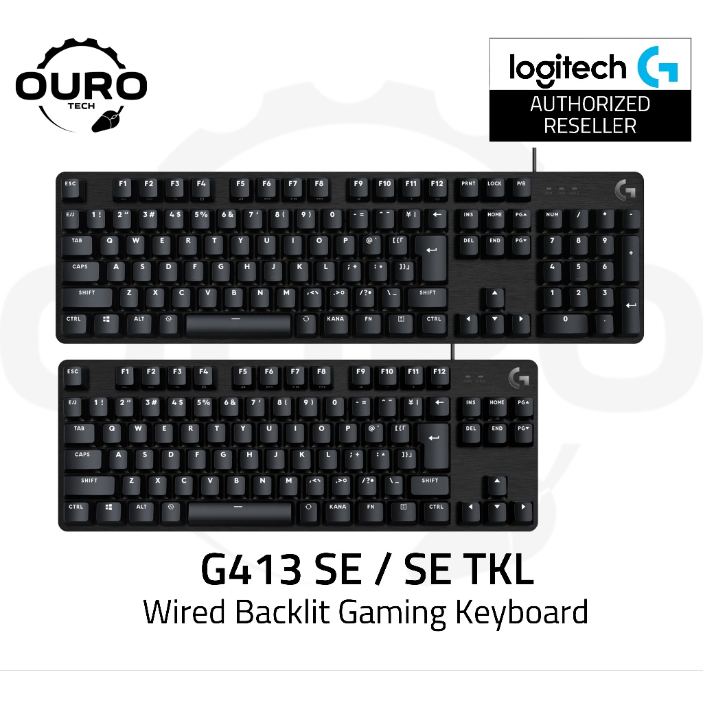 LOGITECH G413 SE ( FULLSIZED / TENKEYLESS TKL ) BACKLIT MECHANICAL ...