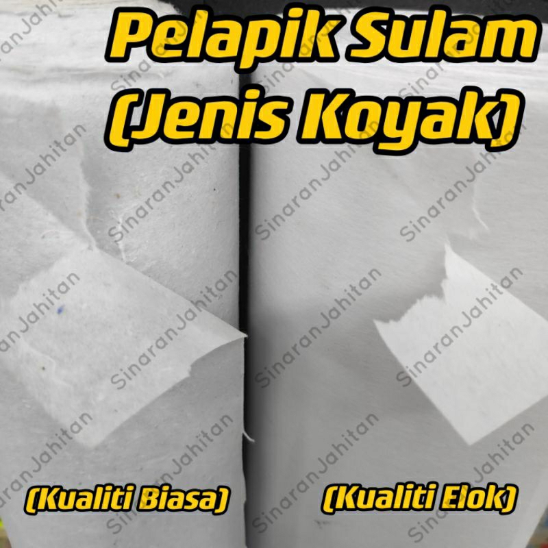 Kertas Lapik Sulam(Jenis Koyak) Embroidery Interfacing Stabilizer Tear ...