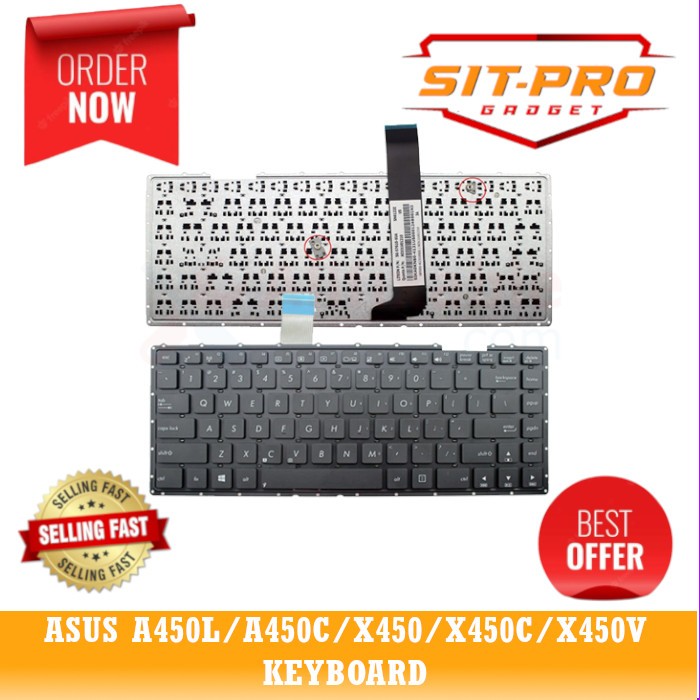 LAPTOP ASUS A450L/A450C/X450/X450C/X450V KEYBOARD | Shopee Philippines