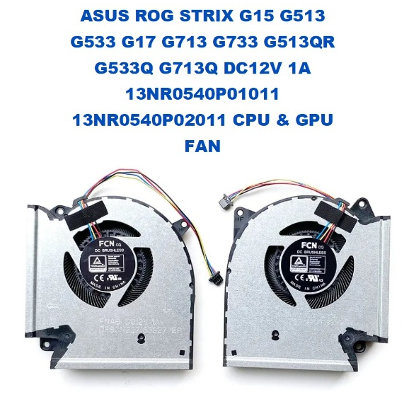5V & 12V ASUS ROG STRIX G15 G513 G533 G17 G713 G733 G513QR G533Q G713Q ...