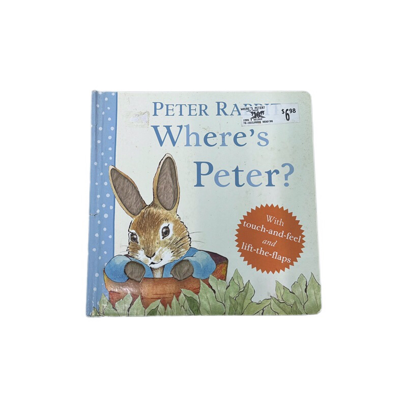 "Peter Rabbit Where's Peter? " Children's book secondhand book cartoon ...