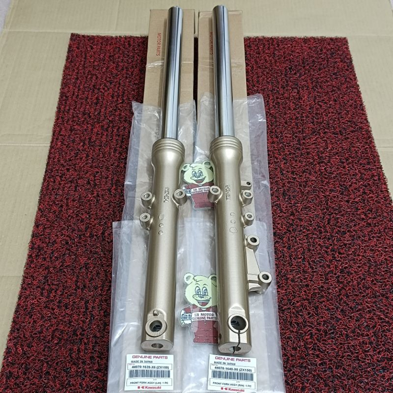 KAWASAKI ZX150 NINJA150 RR FRONT FORK SET SIAP MINYAK THAI KAWASAKI ...