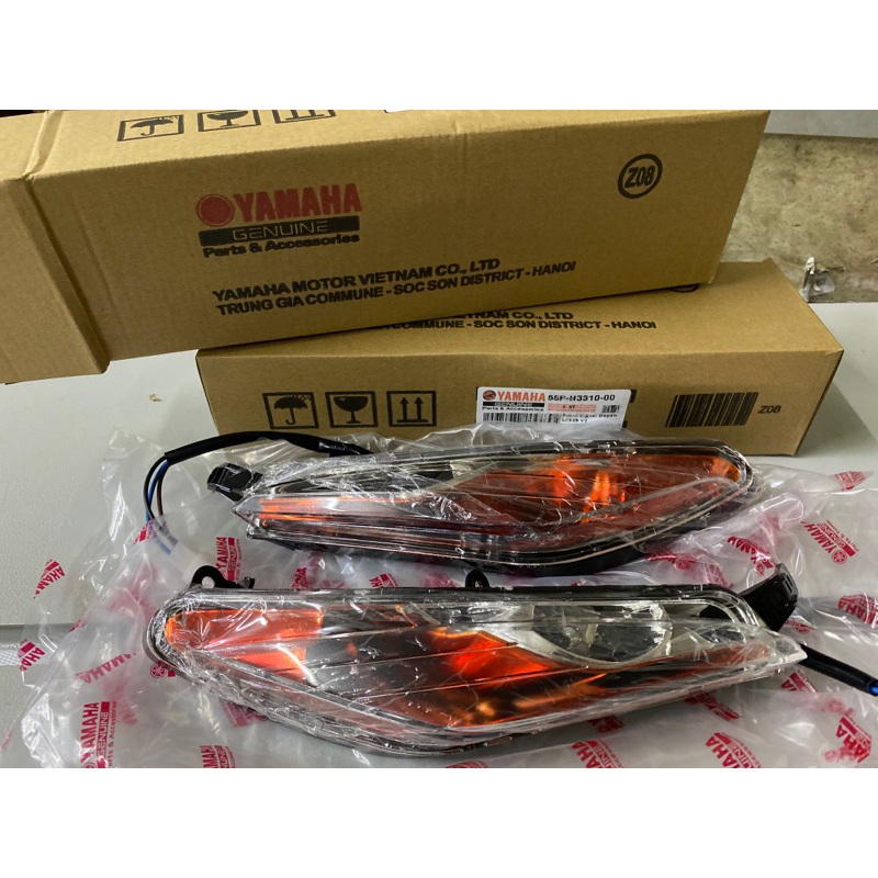 YAMAHA OREN FLASHER LIGHT SET LC135 V2 ( Vietnam ) SIGNAL LAMP SIGNAL DEPAN ORANGE | Shopee ...