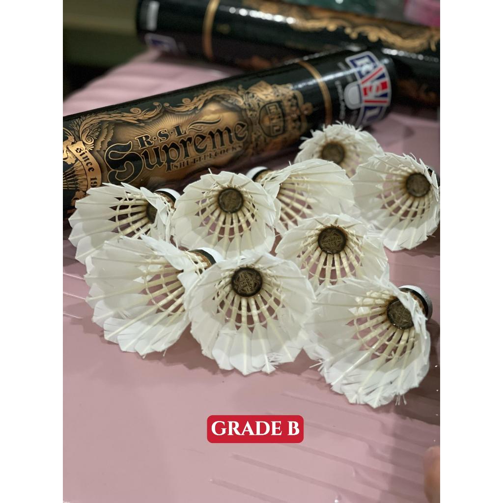 Shuttlecock RSL Supreme Grade B used ball (training) | Shopee Philippines
