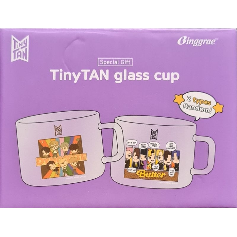 BTS Tiny Tan x Binggrae glass cup (Dynamite) | Shopee Philippines