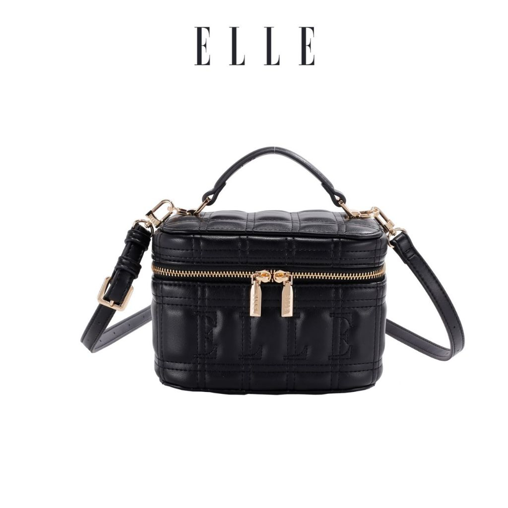 Elle Noella Vanity Case (2 colors: Black/Red) | Shopee Philippines