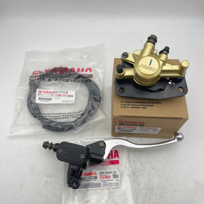 YAMAHA LC135 OLD LC V1 FRONT DISC BRAKE PUMP COMPLETE SET BRAKE SYSTEM ...