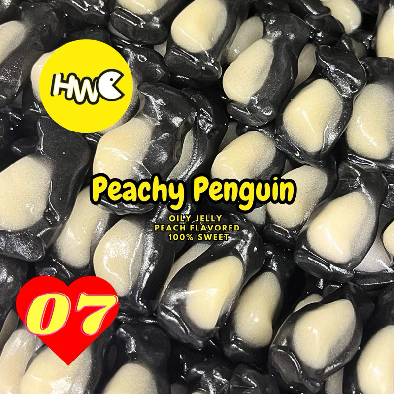 Peachy Penguin Sweet cute Gummi gummy Candy gulagula haribo bebeto ...