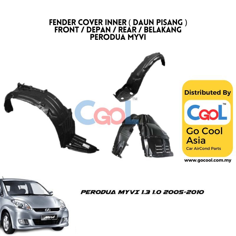 Fender COVER INNER (Banana Leaf) FRONT/FRONT/REAR/REAR PERODUA MYVI Old ...