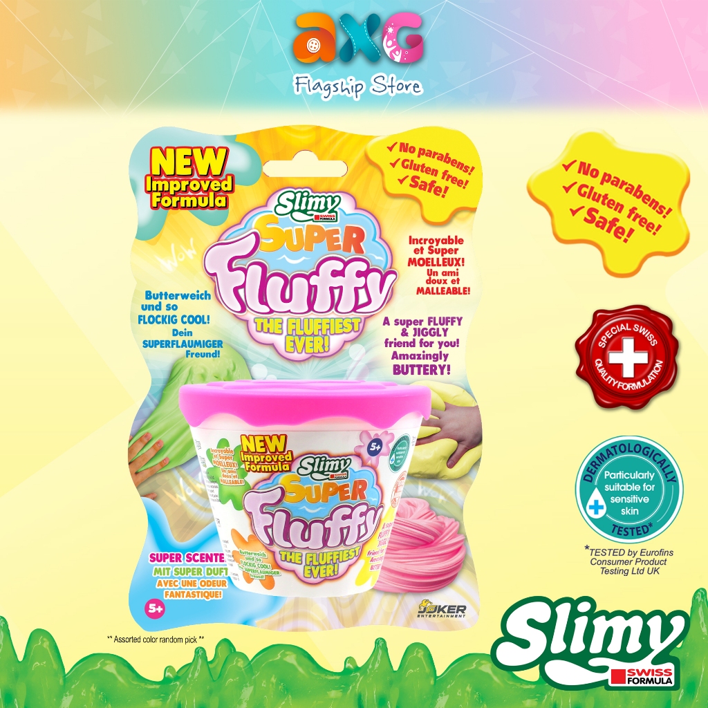 Slimy Super Fluffy Slime Assortment Pack - Assorted Color Design (33451 ...