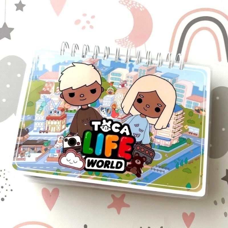 Paper Doll Toca Boca Life World Doll House/Busy Book/Velcro Game ...