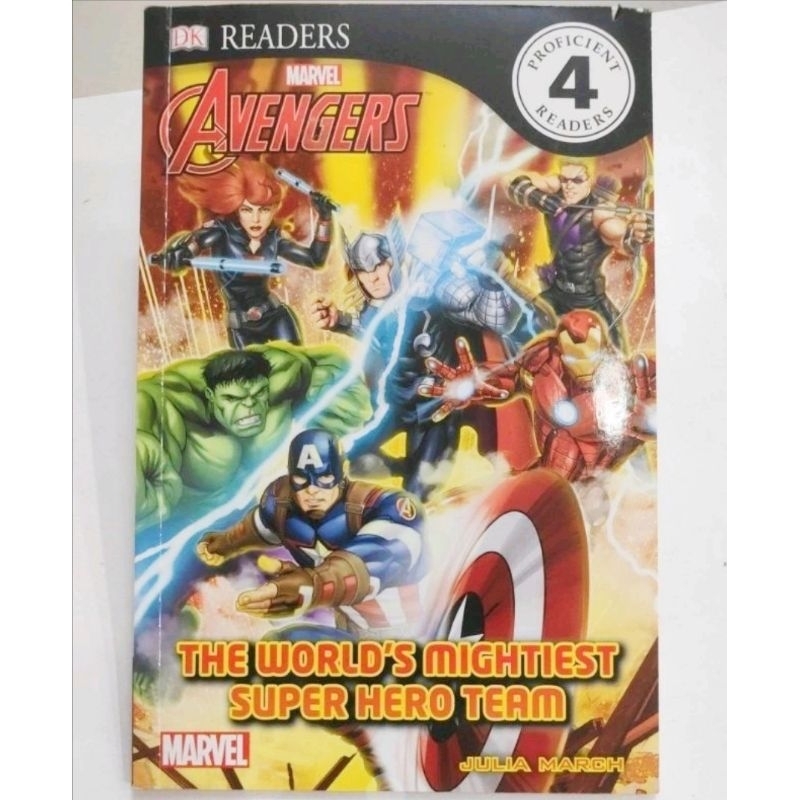 DK Readers Marvel Avengers Superhero Squad Ironman Thor Hulk Spiderman ...