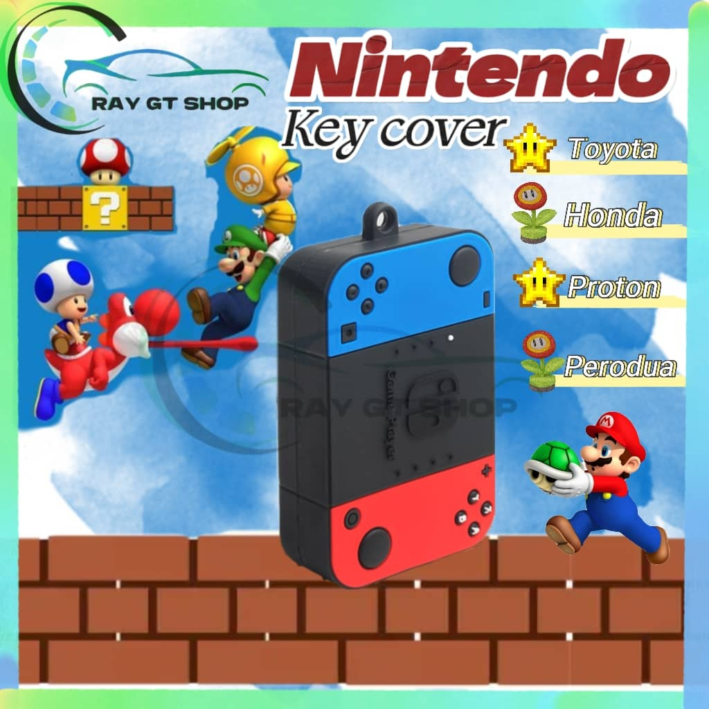NINTENDO Sarung Kunci Kereta Remote Car Alarm Remote Smart Keyless ...