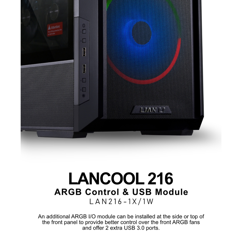 LIAN LI LANCOOL 216 ARGB Control & USB Module [BLACK/WHITE] | Shopee ...