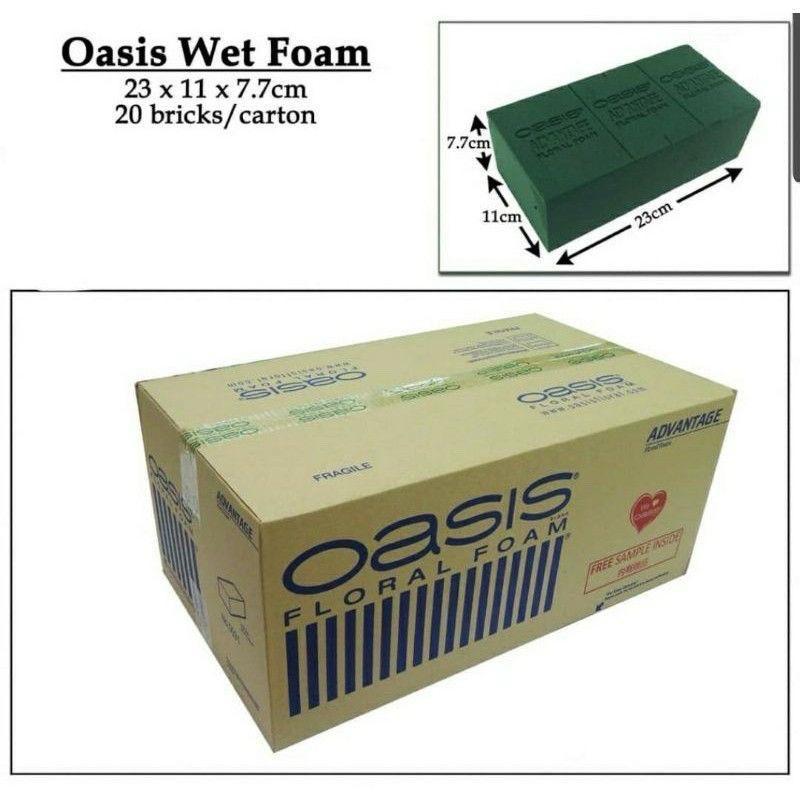 20 PCS OASIS ADVANTAGE FLORAL FOAM SPONGE | Shopee Philippines