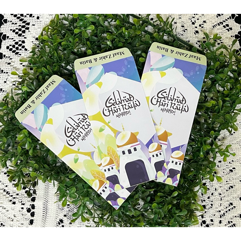 [2024 Design] 10pcs/pek Sampul Duit Raya Aidilfitri (Saiz Besar) Packet ...