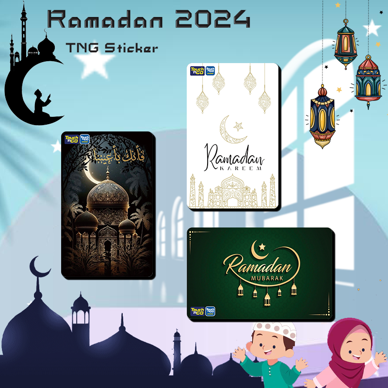 Ramadan 2024 Hari Raya Aidilfitri TNG Sticker - Tng Touch N Go Sticker ...
