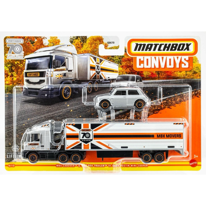Matchbox Convoys - MBX Cabover Box Trailer With The 1964 Austin Mini ...