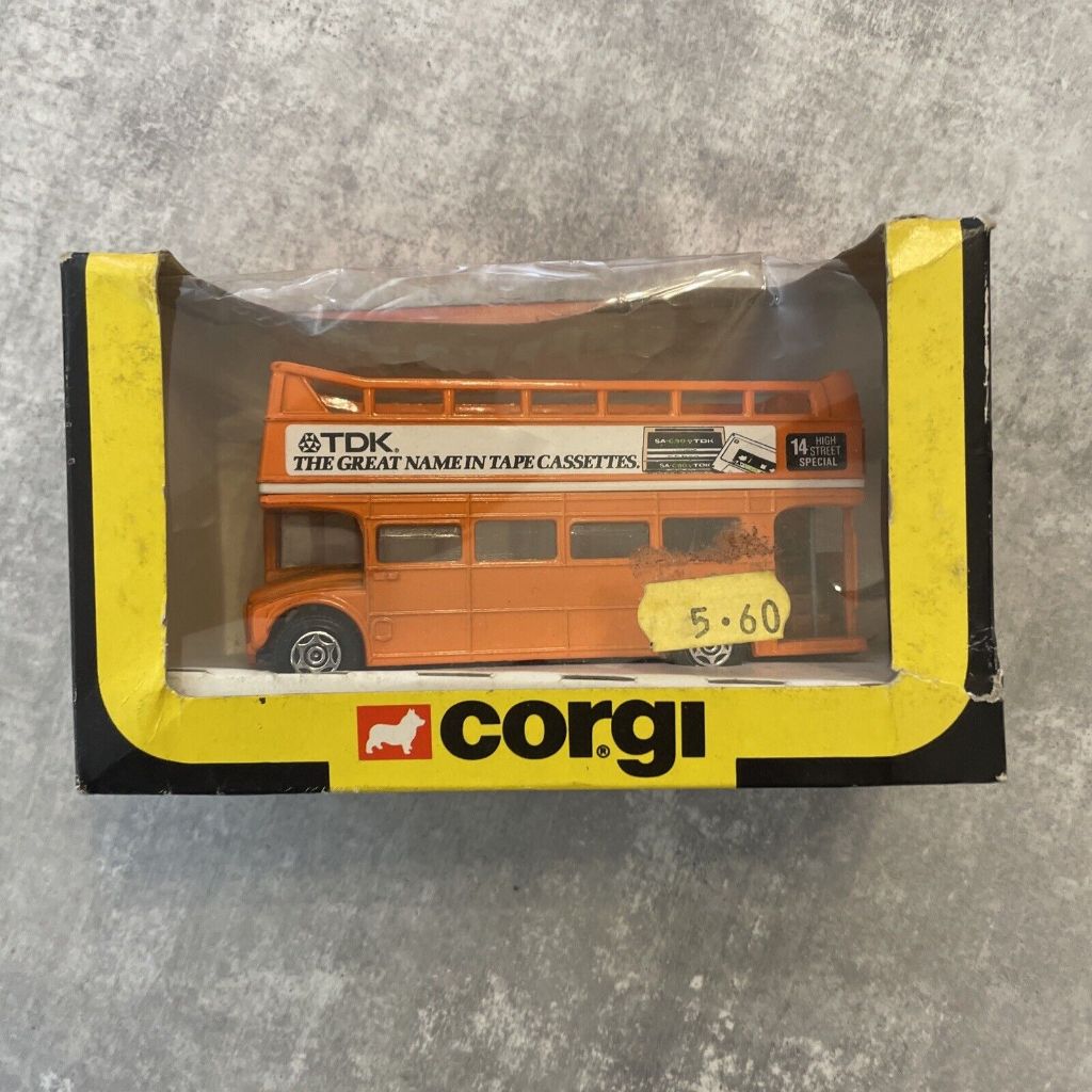 Corgi Classics - Routemaster Open Top Double Decker - TDK - Orange ...