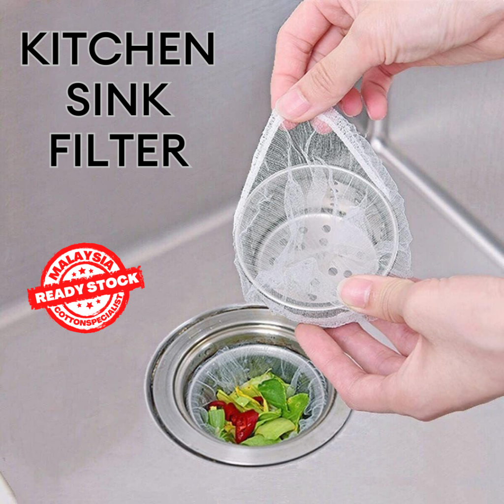 Kitchen Sink Filter Disposable Rubbish Sewer Filter Garbage Bag ...