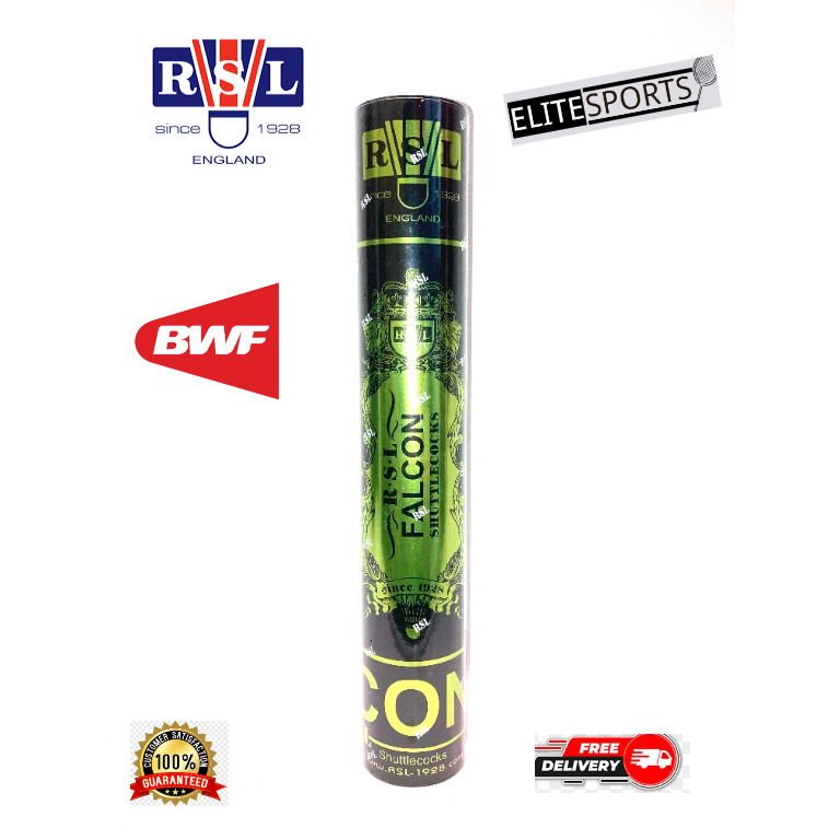 RSL Badminton Shuttlecock FALCON (Speed 77) elite sports | Shopee ...