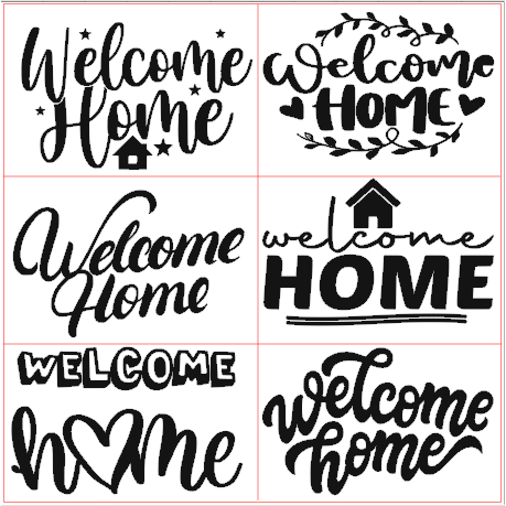 STICKER WELCOME HOME HOMECOMING WISH WISHING WELCOME BACK GREETINGS FOR ...