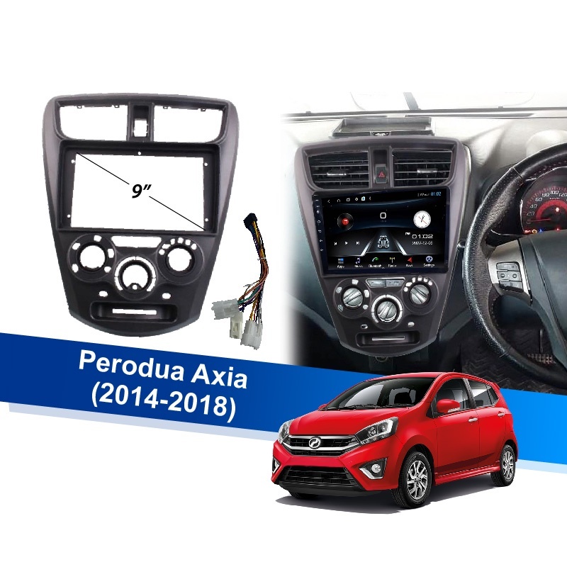 [PLUG AND PLAY] Android Player Casing with Socket - Perodua AXIA 2014 ...