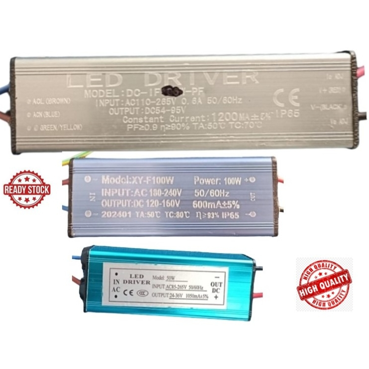 Waterproof LED Driver - Power Supply Convert 50W 100W For Floodlight ...
