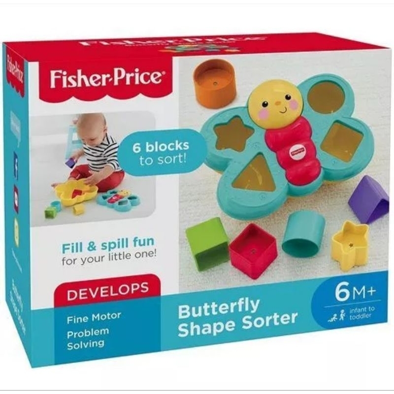 Fisher-Price Butterfly Shape Sorter | Shopee Philippines