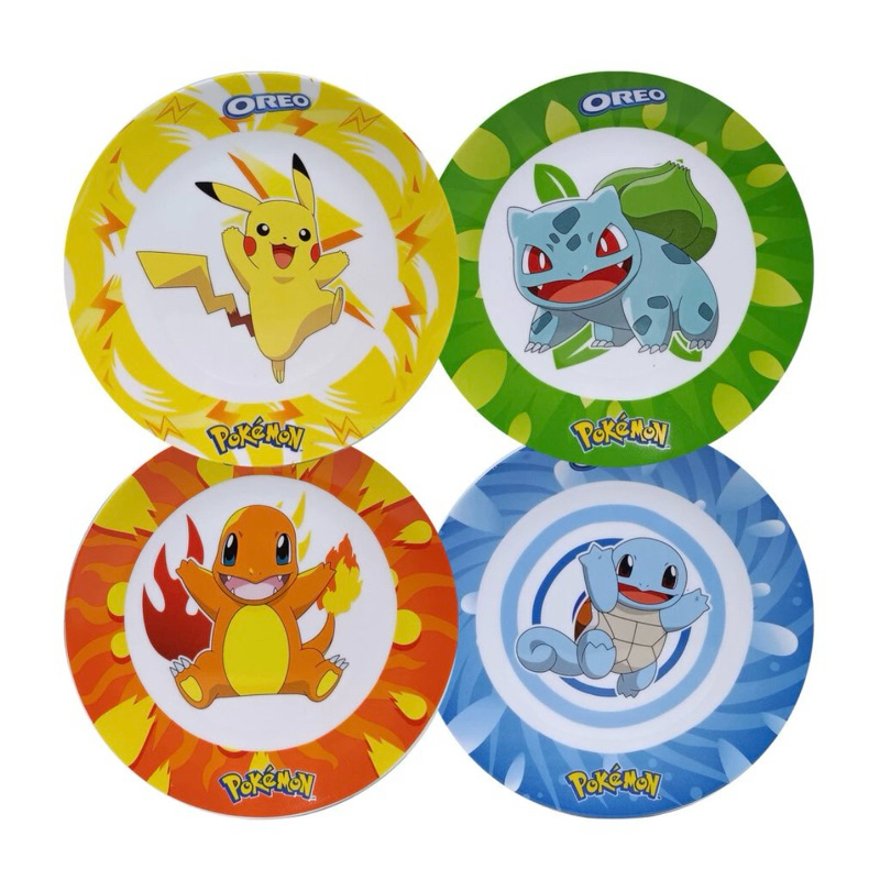 Oreo Pokémon plate collector collection pikachu | Shopee Philippines