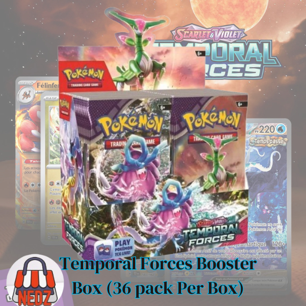 POKEMON TCG: SCARLET & VIOLET - TEMPORAL FORCES FULL BOOSTER BOX (36 pack) | Shopee Philippines