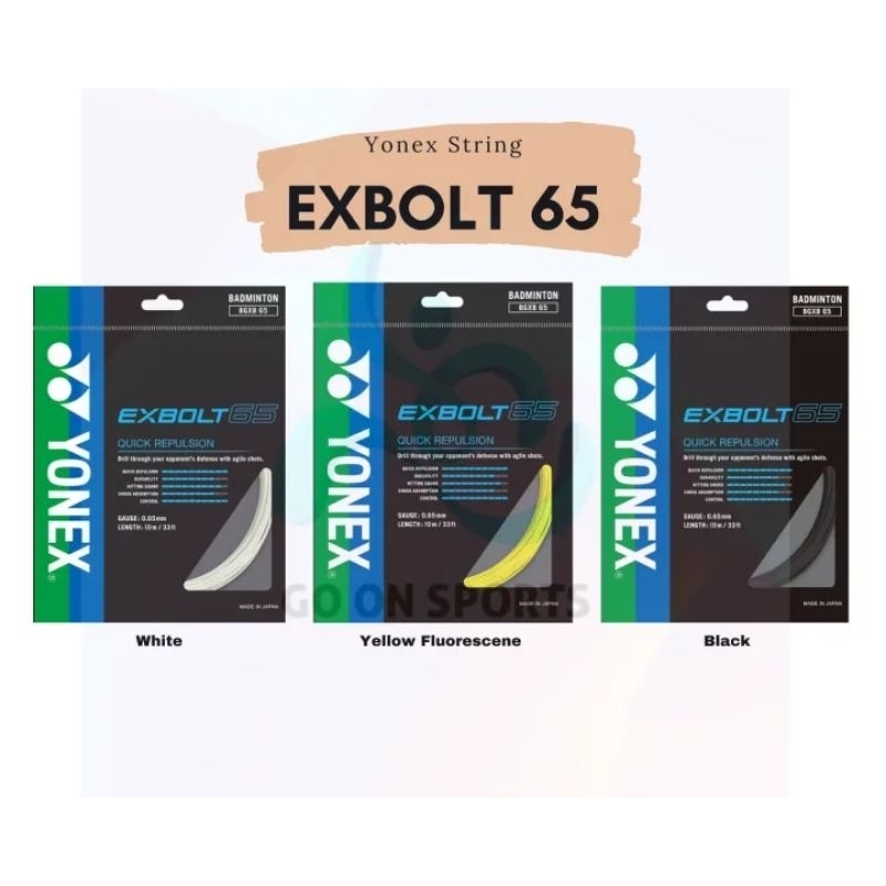 YONEX EXBOLT 65 BADMINTON STRING | Shopee Philippines