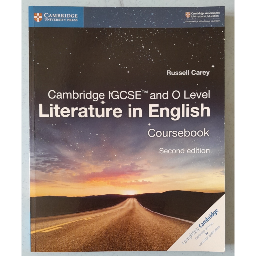 Cambridge IGCSE and O Level Literature In English Coursebook (ISBN ...