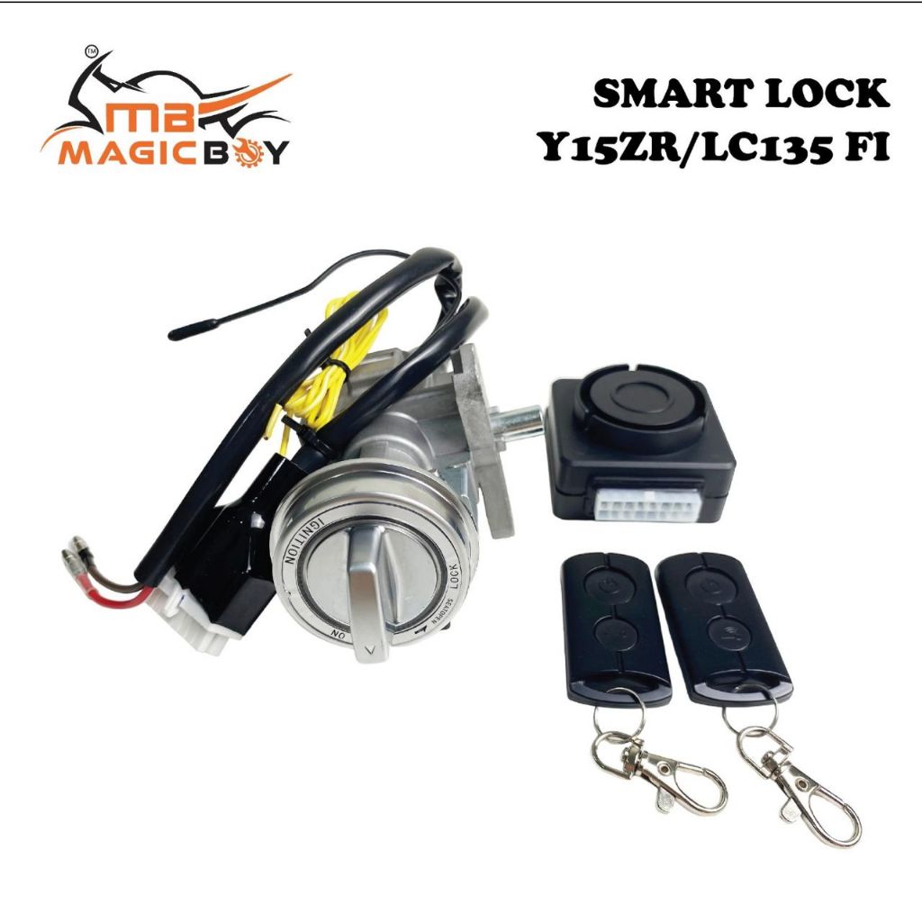 MAGIC BOY LC135 V8 Y15 V1 V2 SMART KEY LOCK KEYLESS ASSY SET (with ...