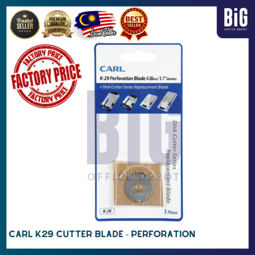 CARL K29 CUTTER BLADE - PERFORATION | Shopee Philippines