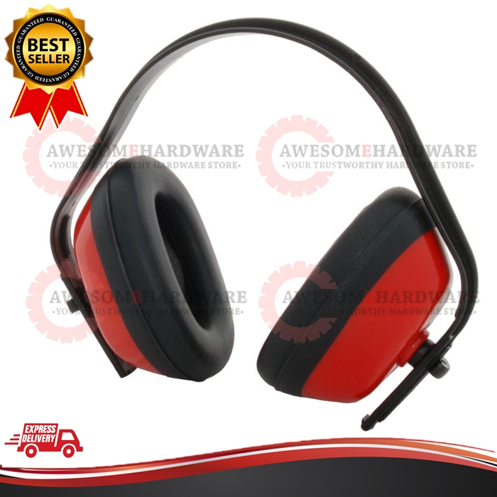 GENERAL USE ADJUSTABLE EAR MUFF PROTECTOR REDUCE NOISE SAFETY | Shopee ...
