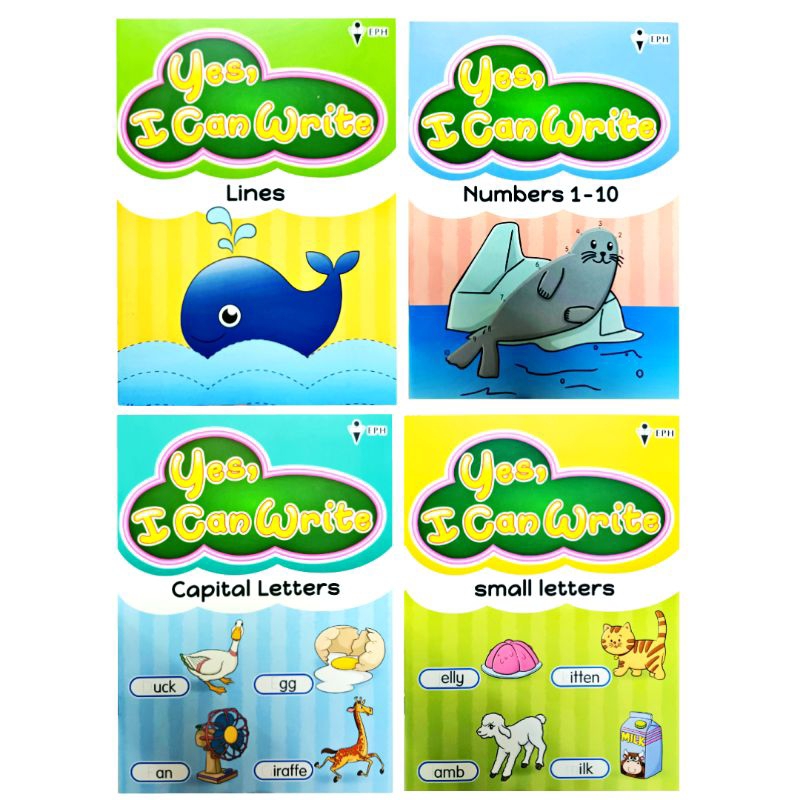 [EPH]2024最新版本 New Book Pre-writing series Yes,I Can Write Lines/Numbers ...