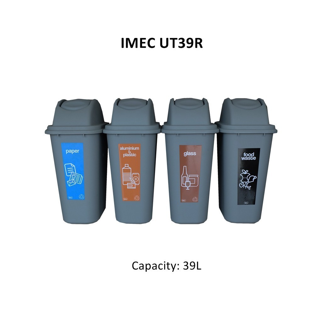 303-7839-4R IMEC UT39R -RECYCLE BIN LARGE -PAPER/ALUMINIUM & PLASTIC ...