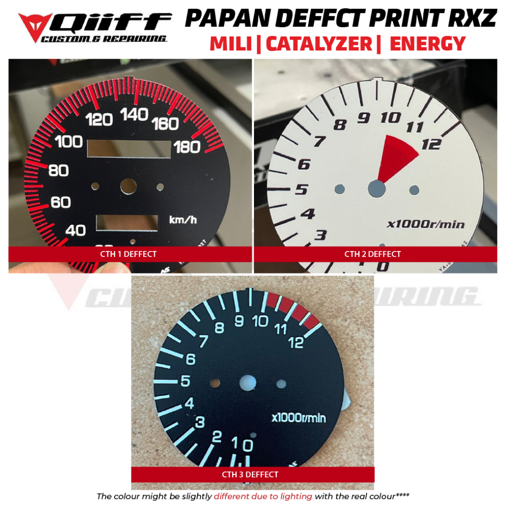 PAPAN RXZ MODEL MILI / CATALYZER / ENERGY (PRINT DEEFECT) | Shopee ...