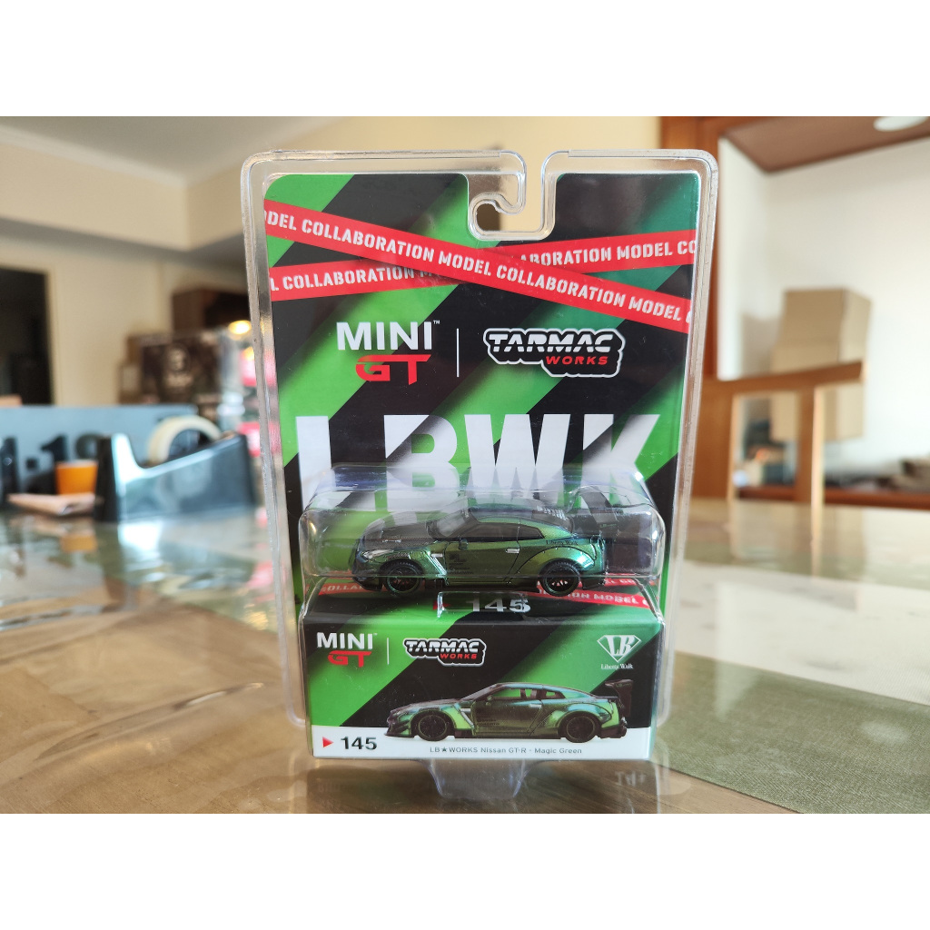 Mini GT x Tarmac 1/64 - LB Works Nissan GT-R R35 LBWK Magic Green ...