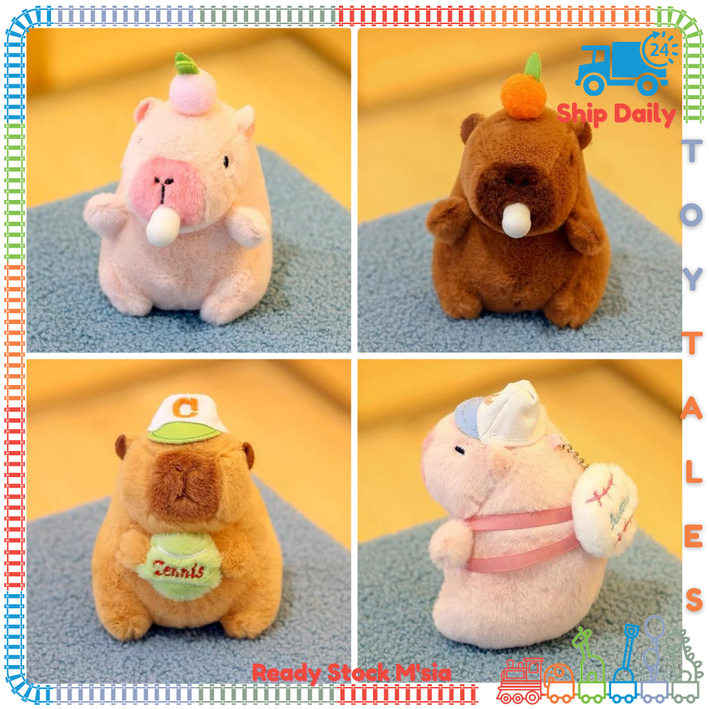 ToyTales CAPYBARA KEYCHAIN Capybara Plush Doll Kapibara Pendant For ...