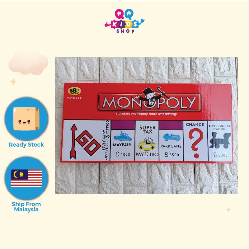 Monopoly ( Standard Monopoly More Interesting ) Family Game Board Game ...